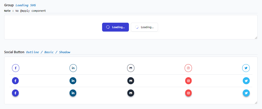 Modern Buttons - Tailwind / CSS by esmailkhalifa | CodeCanyon